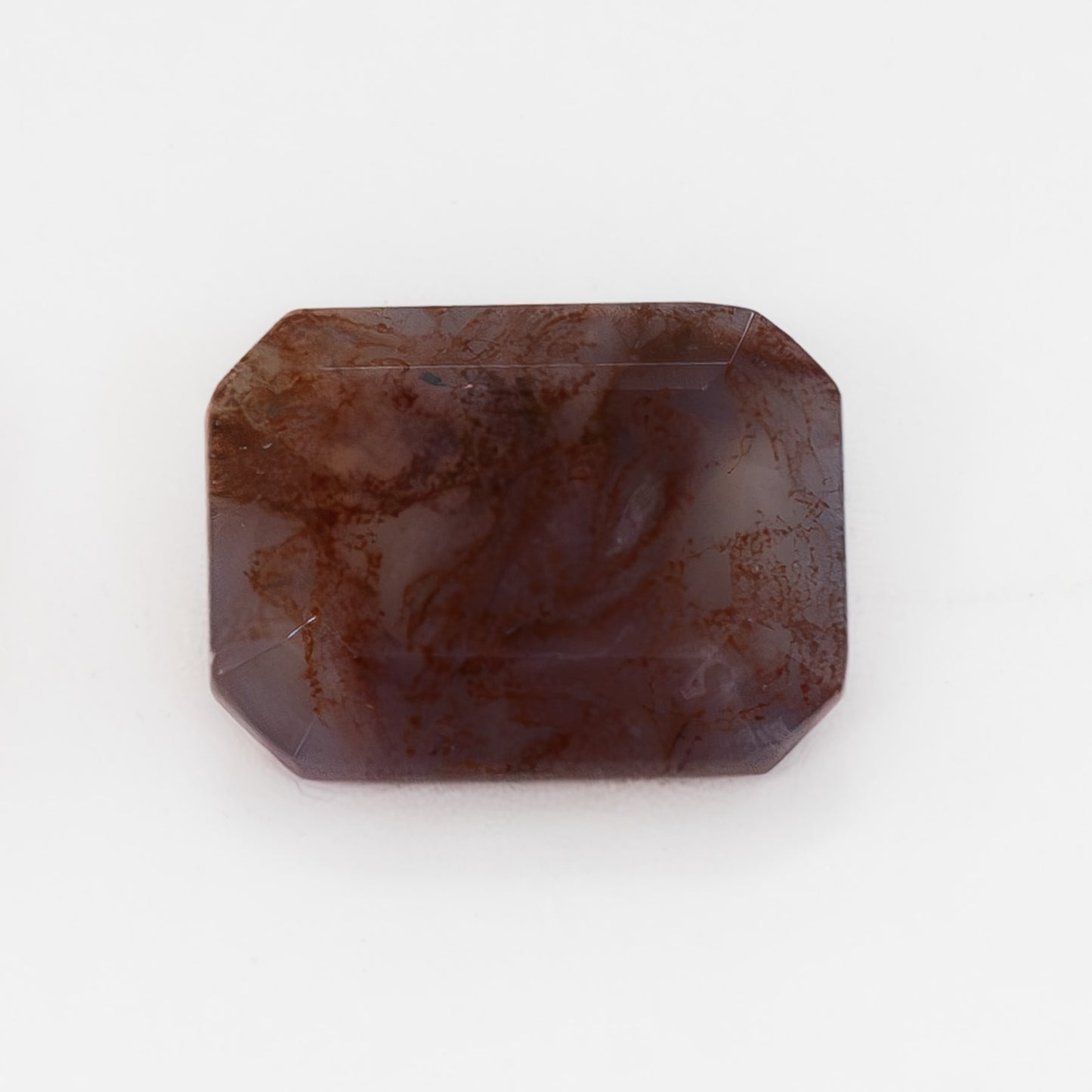8x6mm Step Cut Red Moss Agate – Stag & Finch