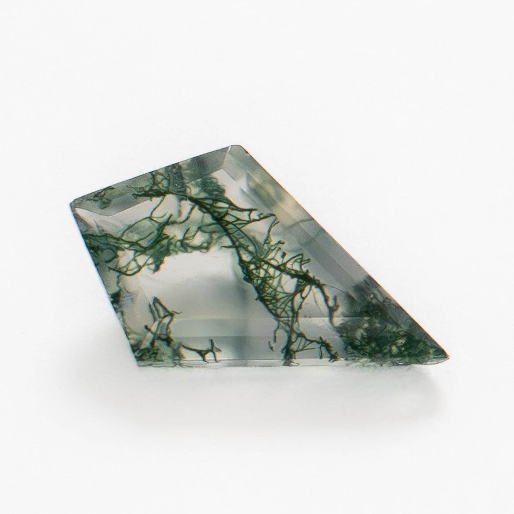 12x7mm Kite Green Moss Agate – Stag & Finch
