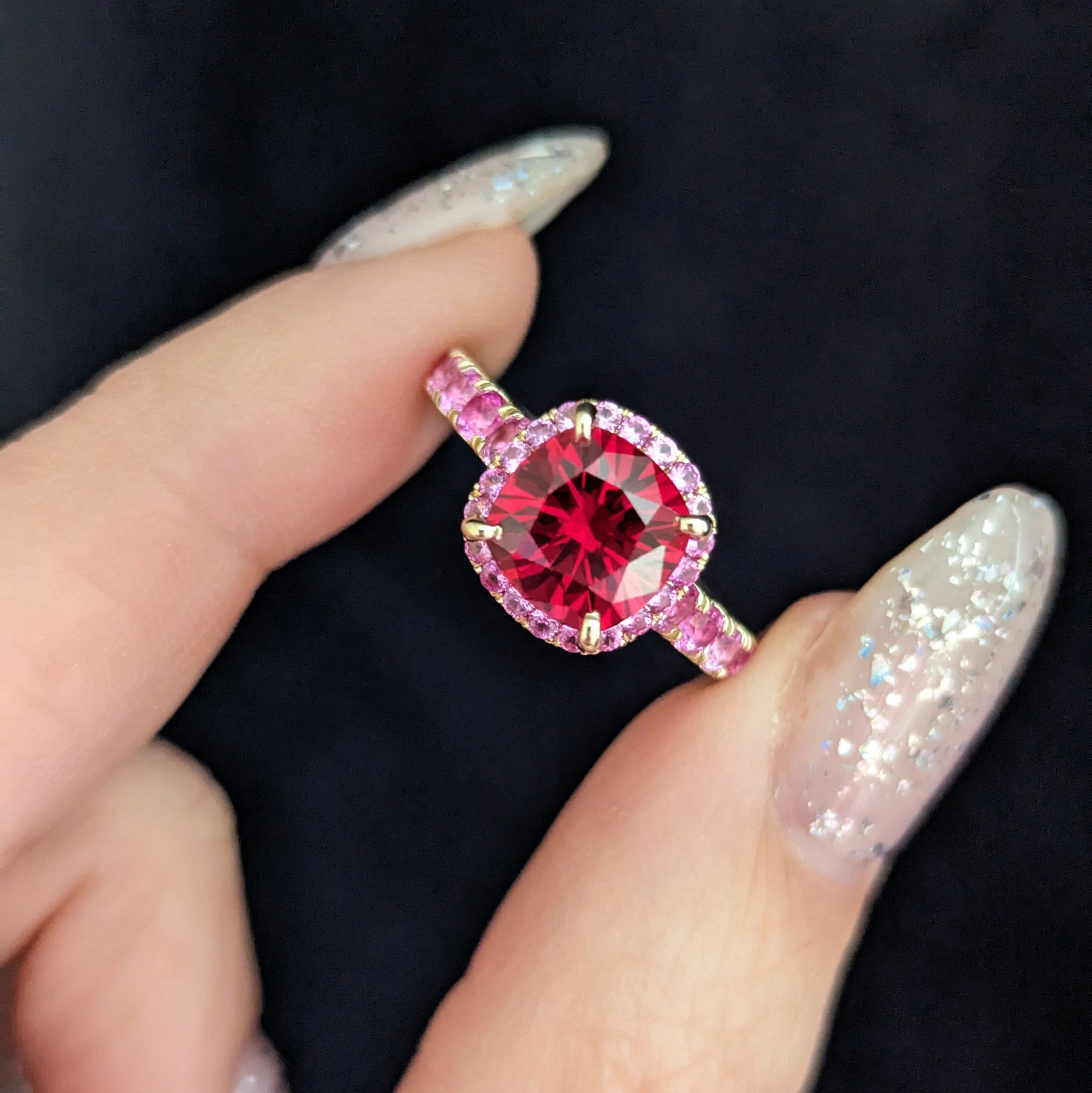 Ruby and Pink Sapphire Ring – Stag & Finch