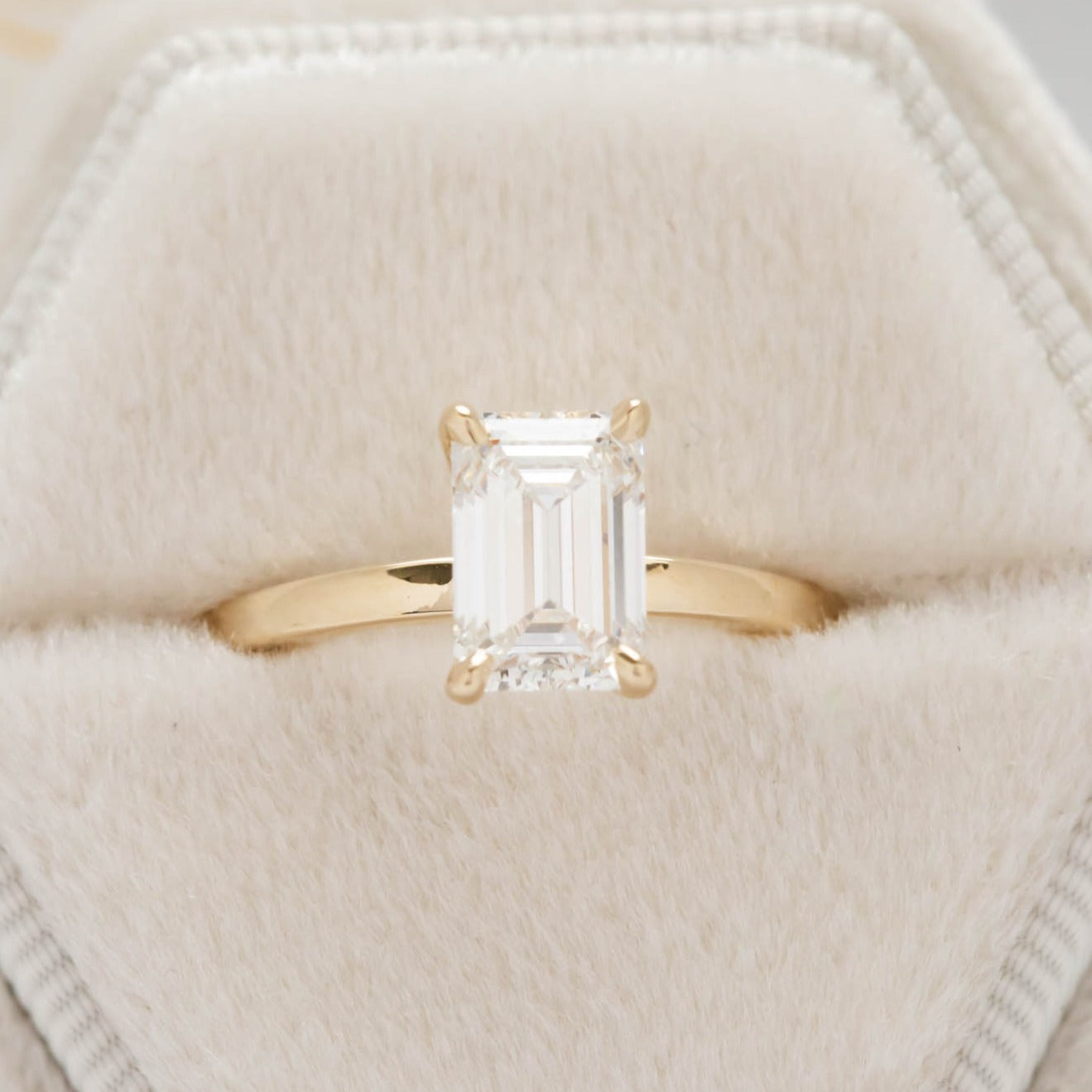 Custom Emerald Cut Diamond Ring – Stag & Finch