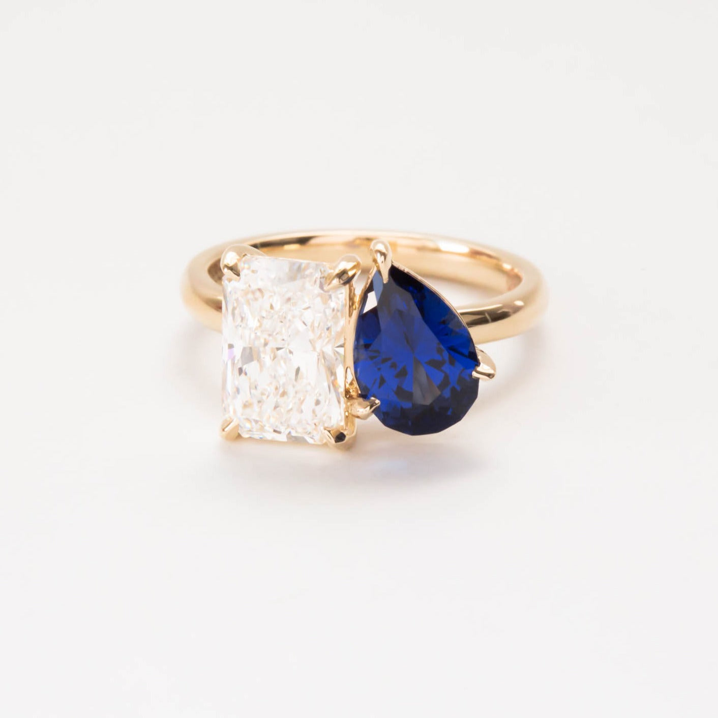 Custom 2 Stone Ring – Stag & Finch